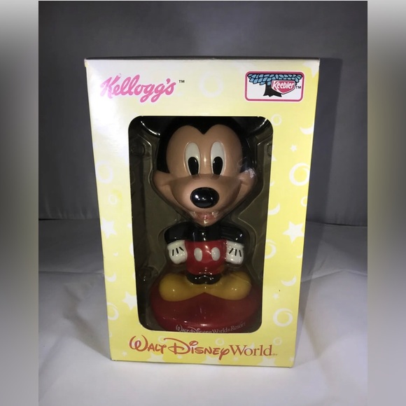 Disney | Toys | Mickey Mouse Bobblehead Walt Disney World Kelloggs 202 ...